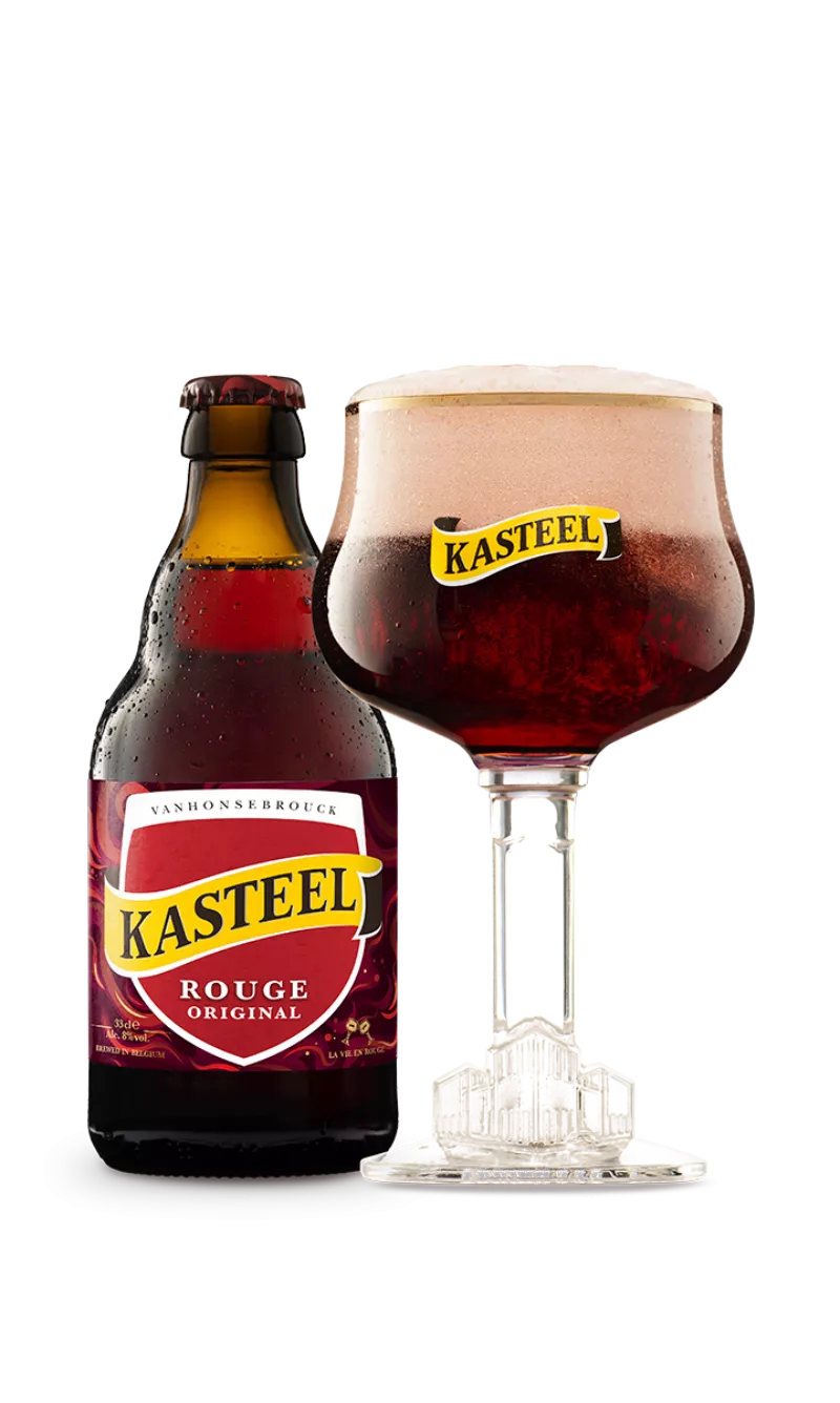 Kasteel Rouge | Bière Belge Fruitée Forte | Vanhonsebrouck