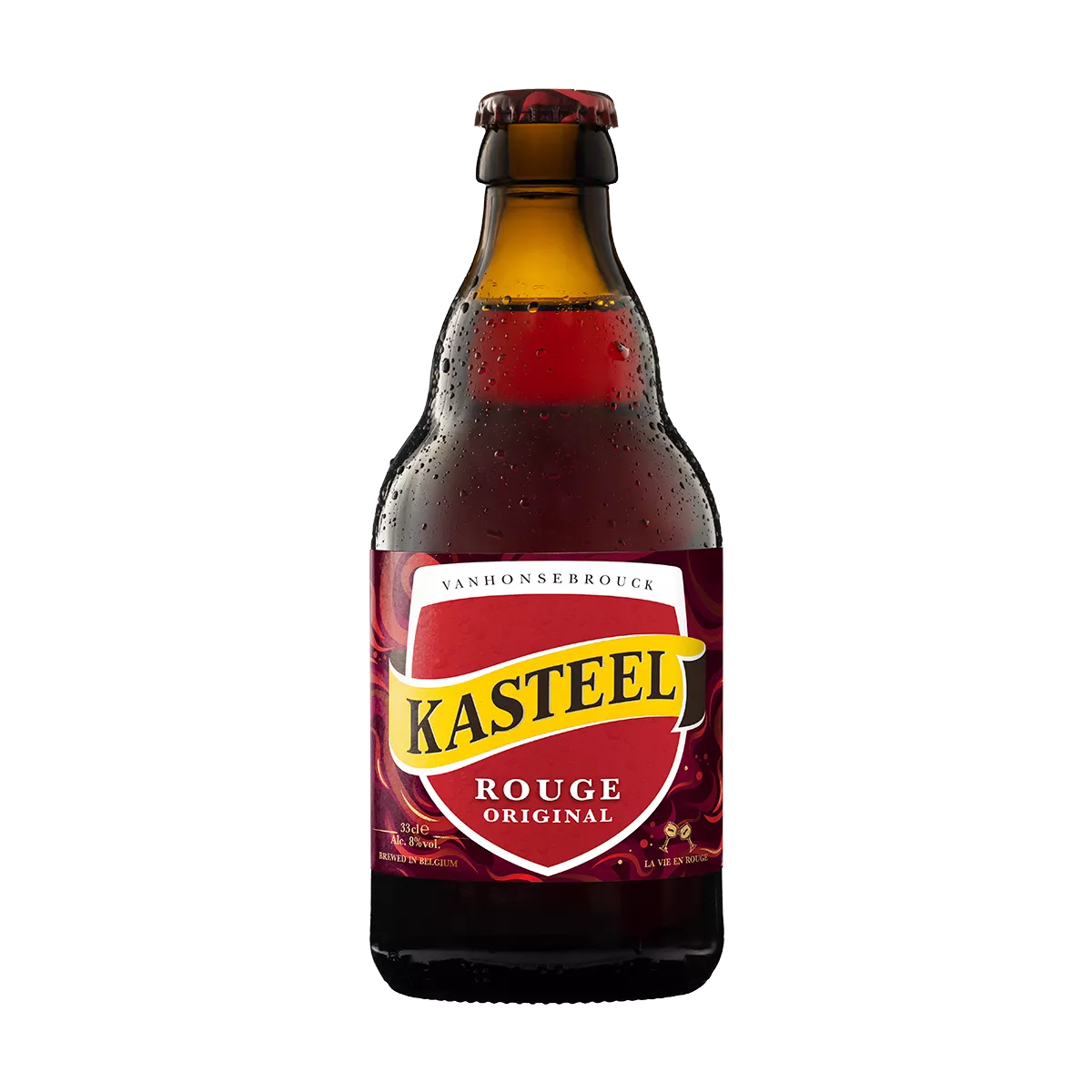 Kasteel Rouge | Bière Belge Fruitée Forte | Vanhonsebrouck